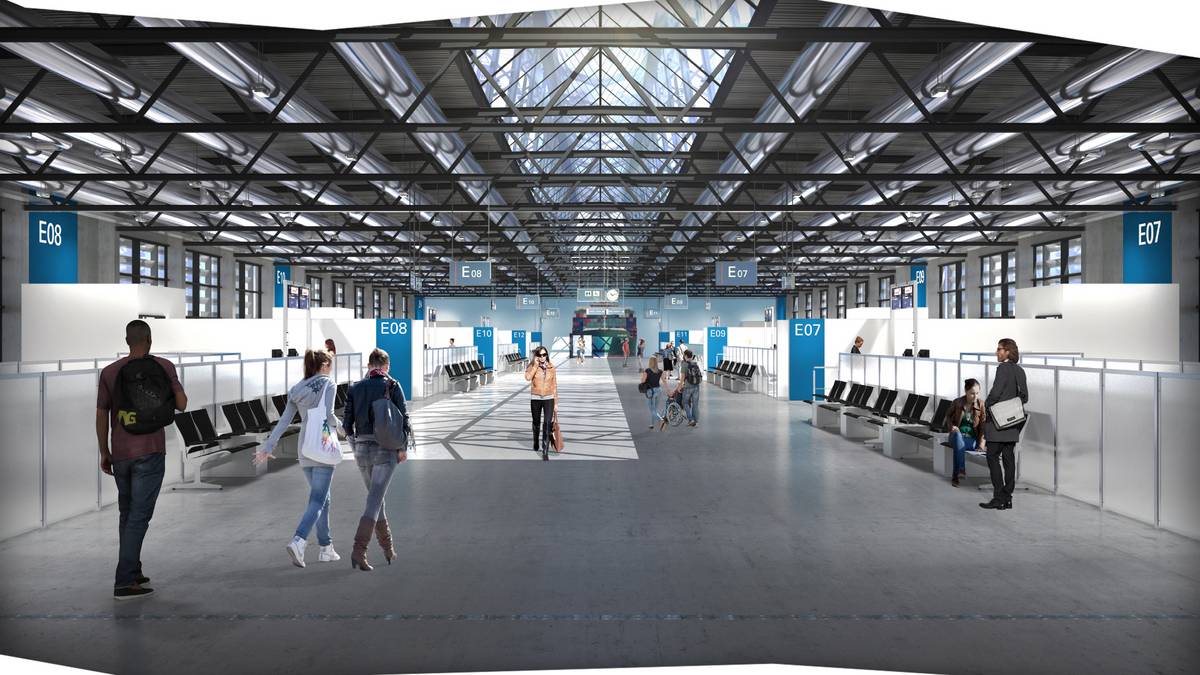 HH Airport Shuttle Gate | ANYmotion3D - We Love 3D